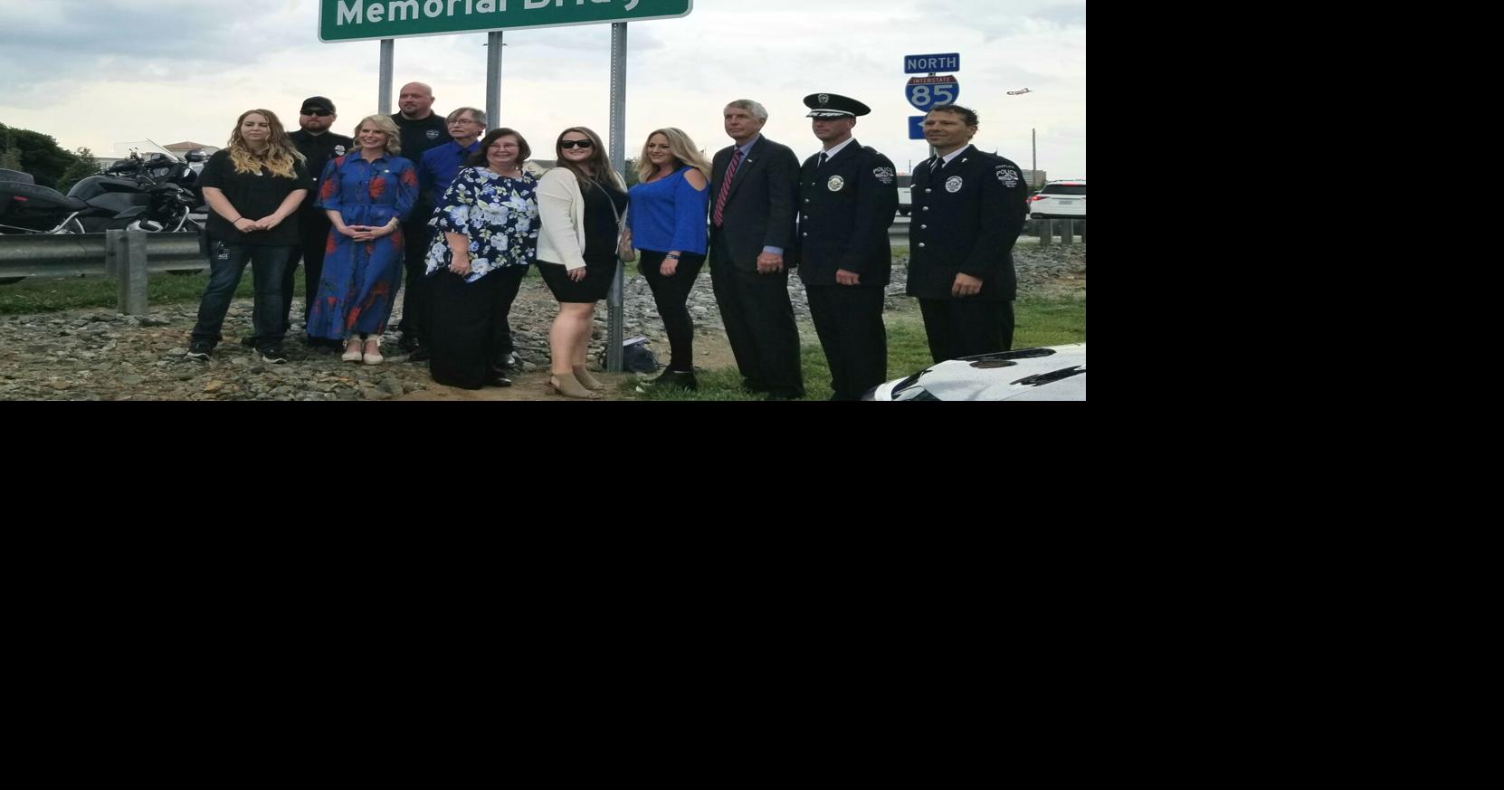 A bridge is named in honor of fallen Concord Police Officer Jason Shuping