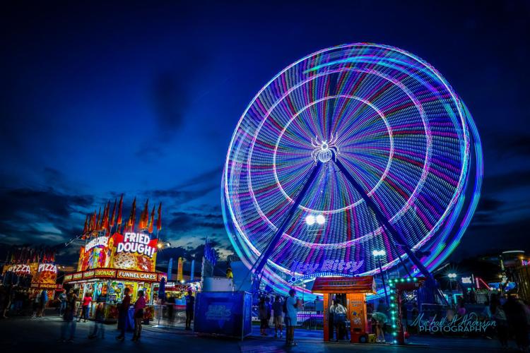 Bright lights at the Fair