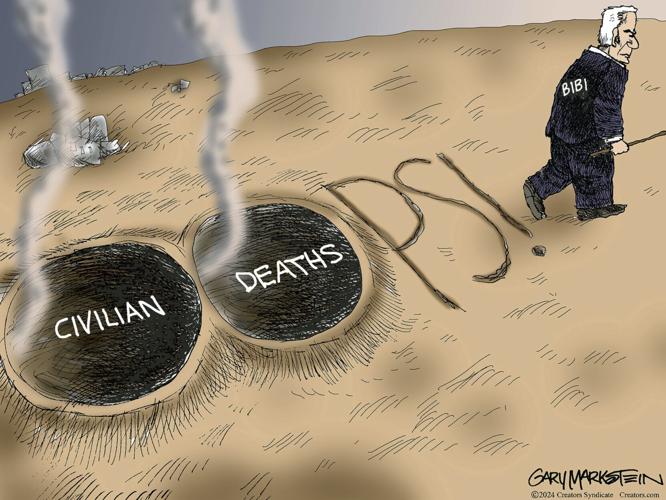 Cartoons: History of eclise; a dangerous eclipse; and civilian deaths