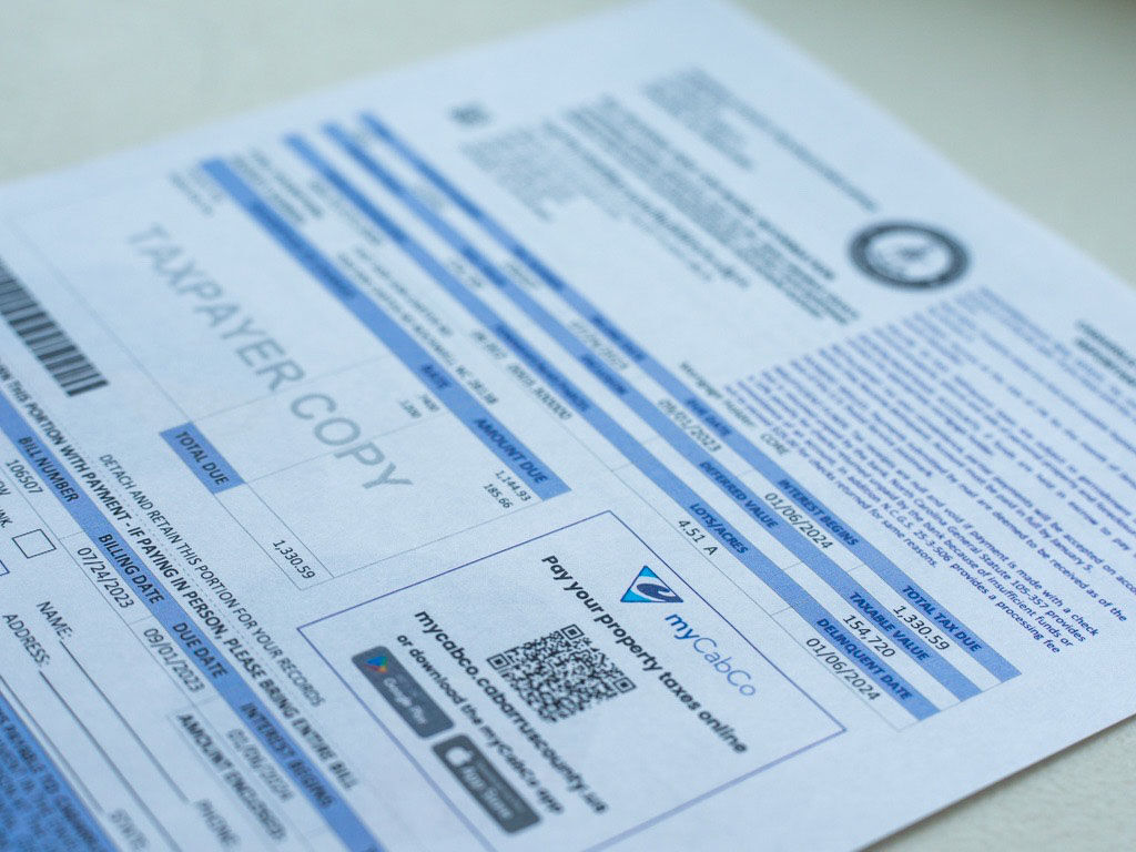 Cabarrus property tax bills hitting mailboxes soon