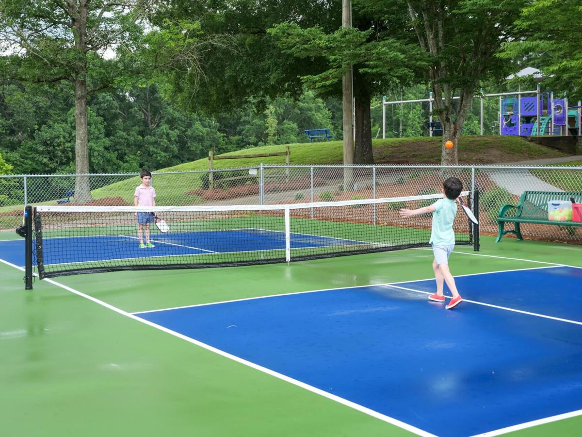 More pickleball - Les Myers Park's new courts open with ceremony