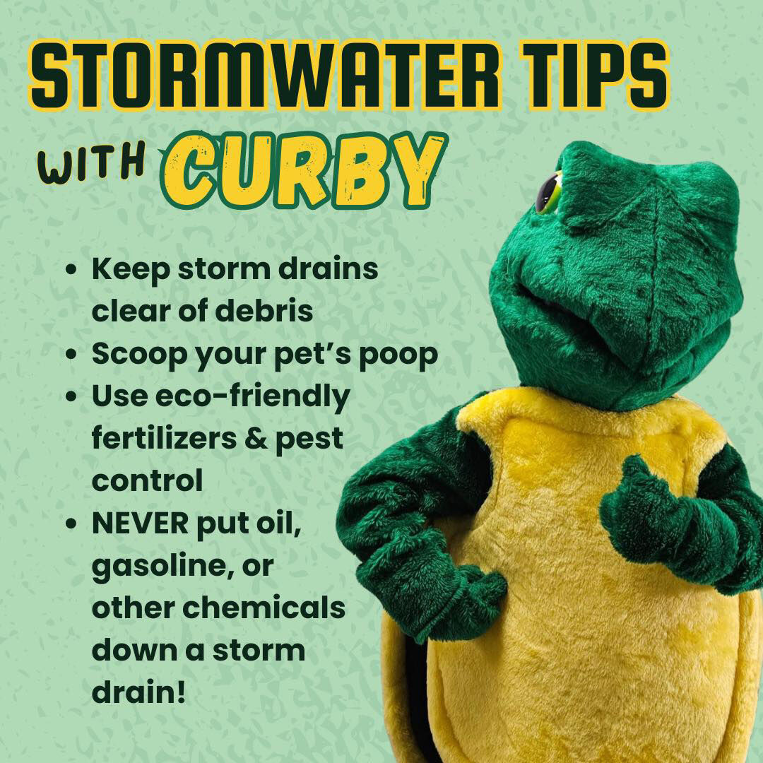 Curby aims to educate about stormwater and helping the environment