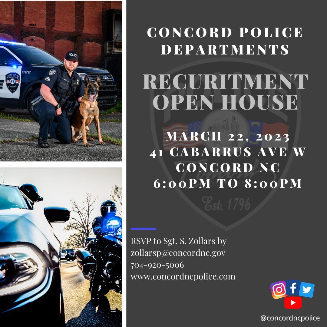 Concord Police Department holding open house