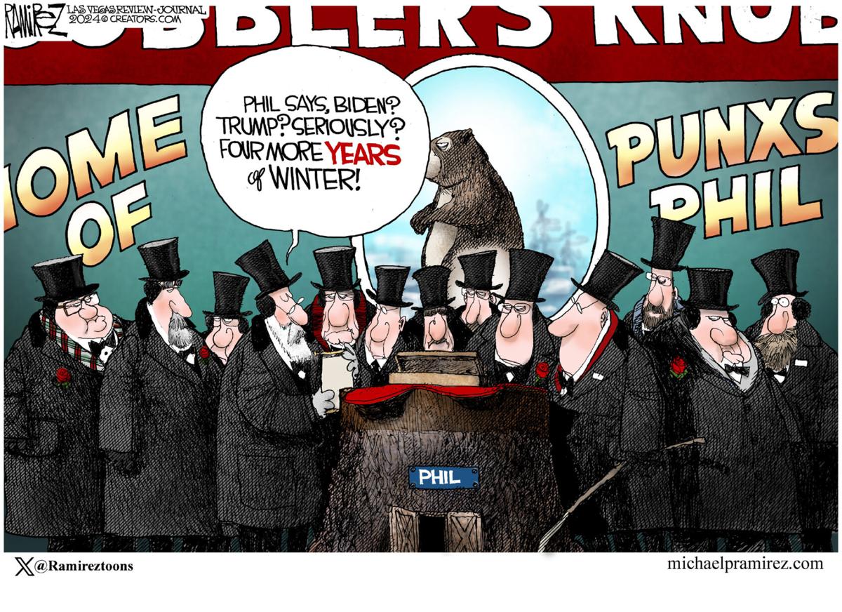 Cartoons: Border woes and Trump or Biden