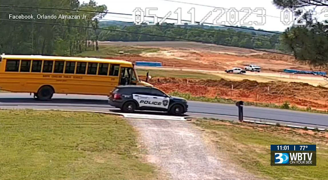 Concord Police officer charged with passing stopped school bus