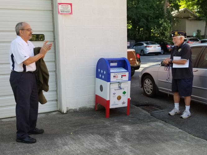 Flag Retirement drop box opens at Post 51