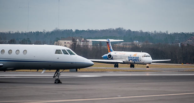 Allegiant lands first plane full of passengers in Concord