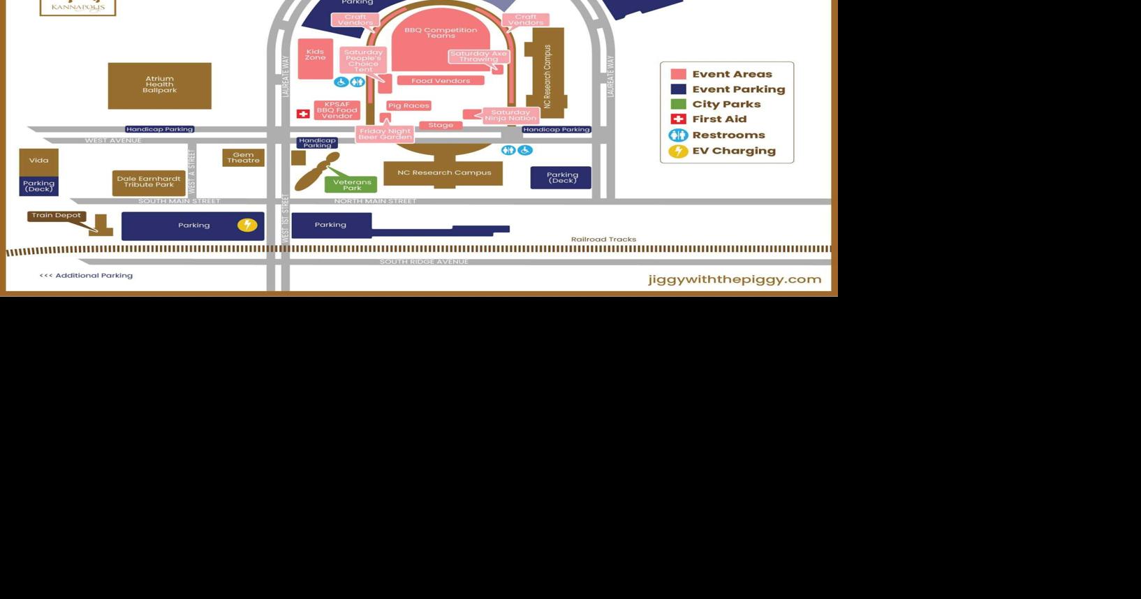 Jiggy with the Piggy Barbecue Challenge map