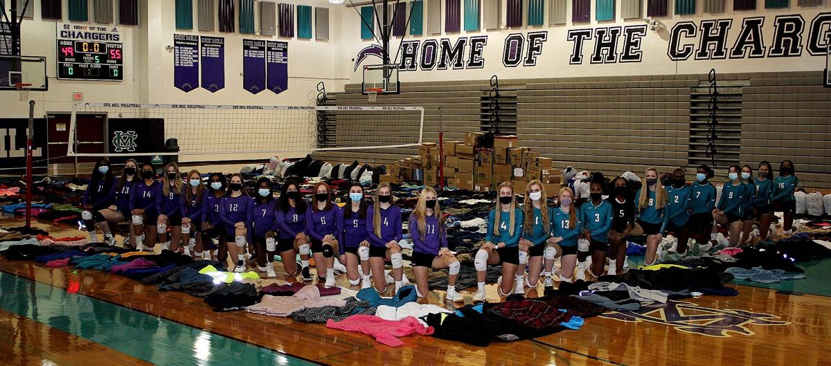 Cox Mill's 'Coat the Court' drive exceeds expectations
