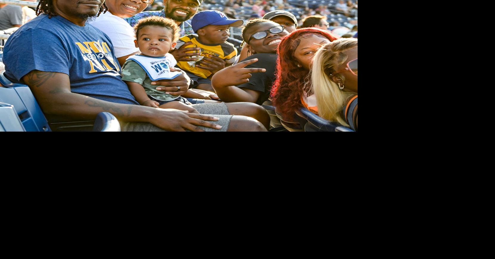 Images from Friday night at Atrium Health Ballpark at the Kannapolis ...