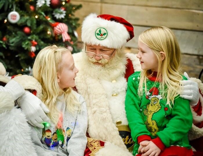 Signing Santa coming Speedway Christmas