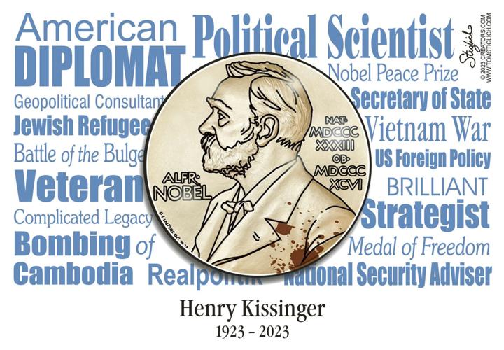 Editorial cartoons: Henry Kissinger's history, Elon Musk's 'clean-up' and