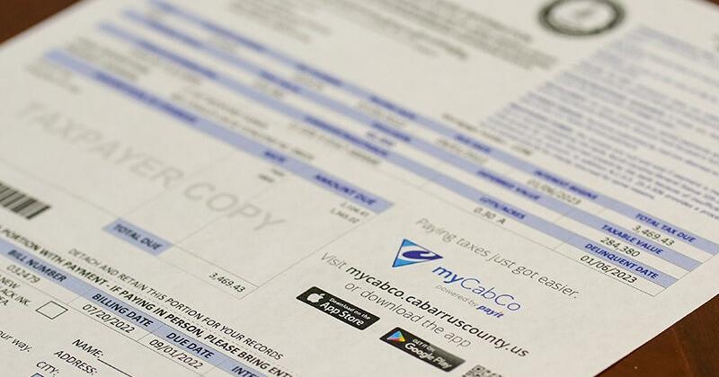 Coming soon: Cabarrus property tax bills