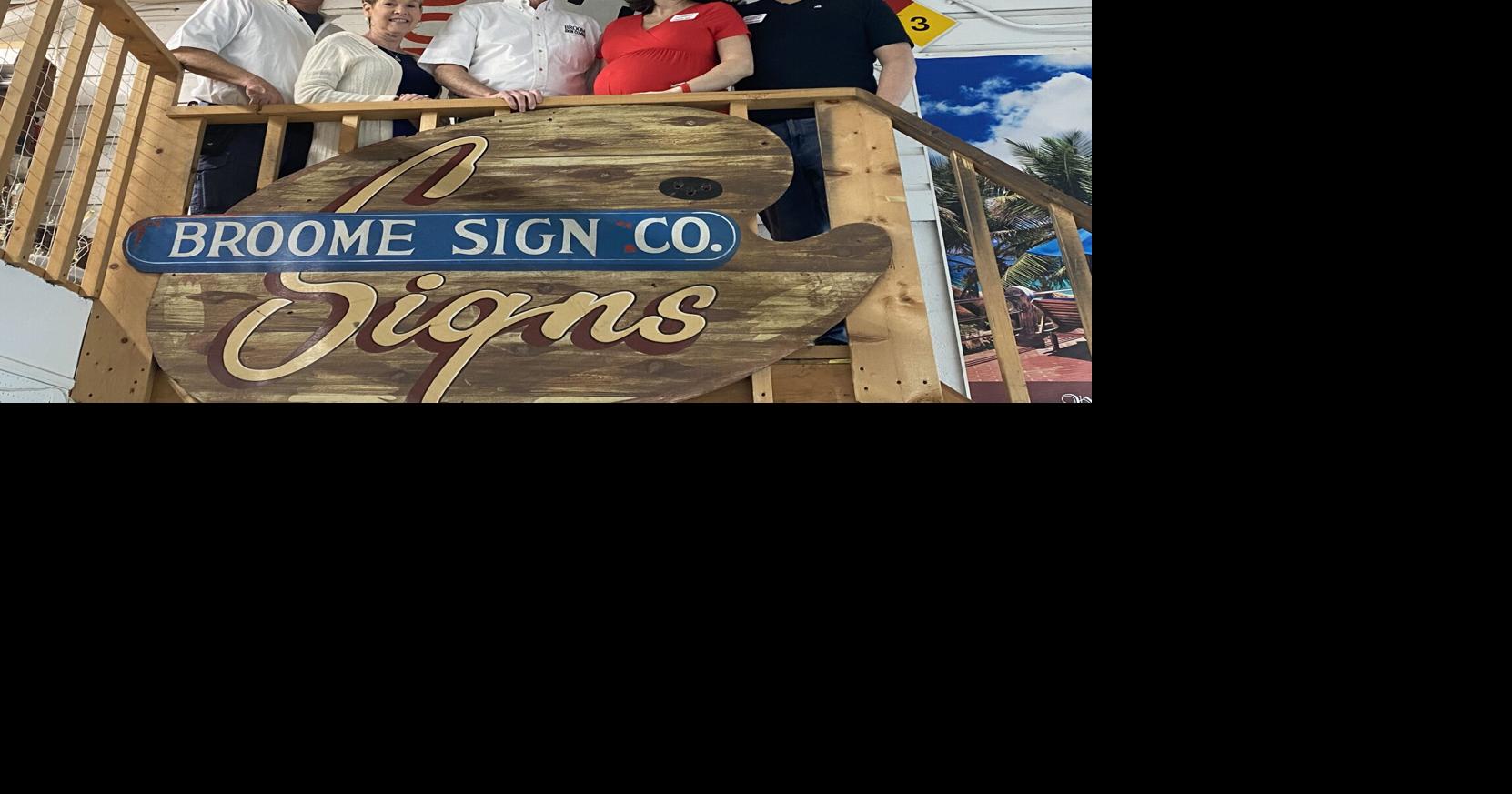 'The family is getting bigger.' Broome Sign Company is merging with ...