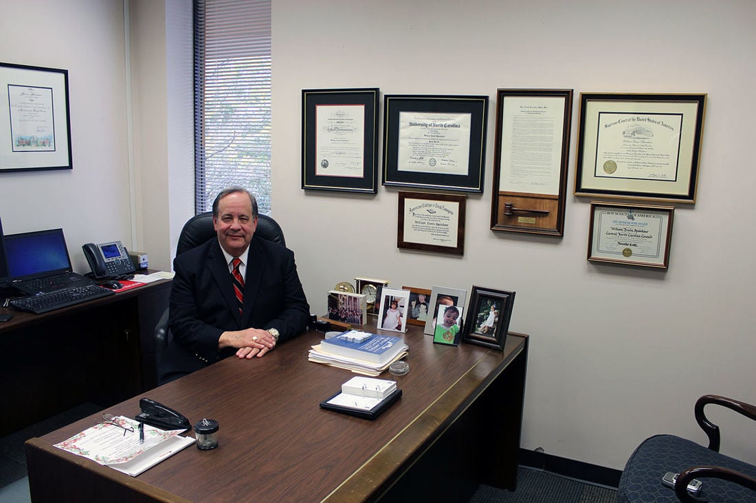 Judge Spainhour lays down gavel