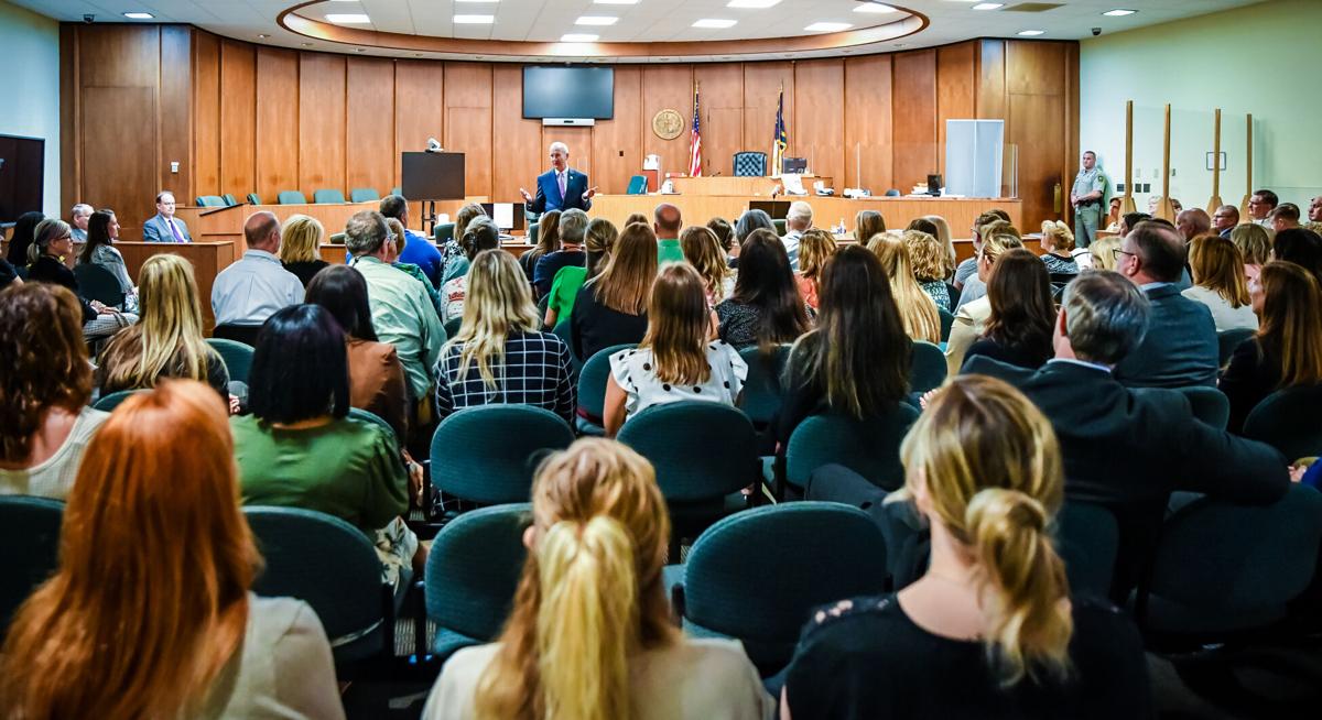 N.C. Chief Justice visits Cabarrus County Courthouse