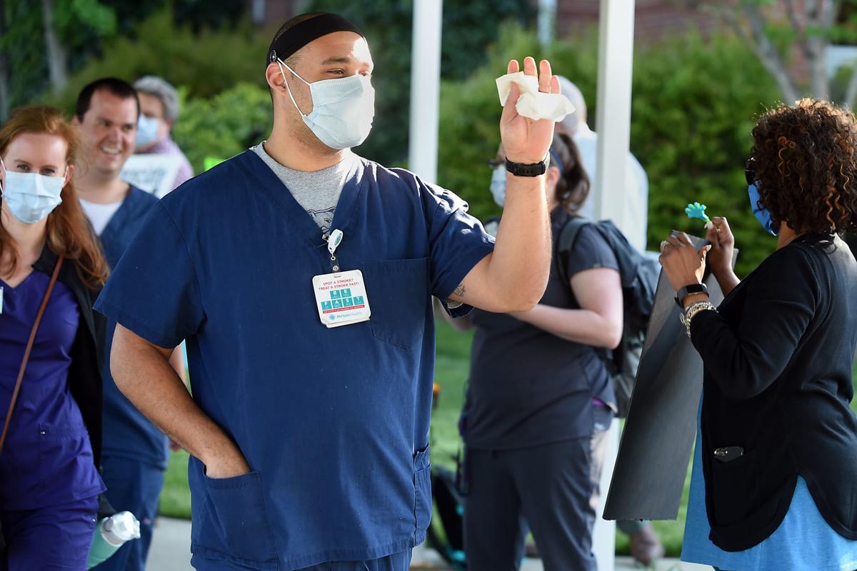 Cabarrus County first responders honor Atrium Health workers | News ...