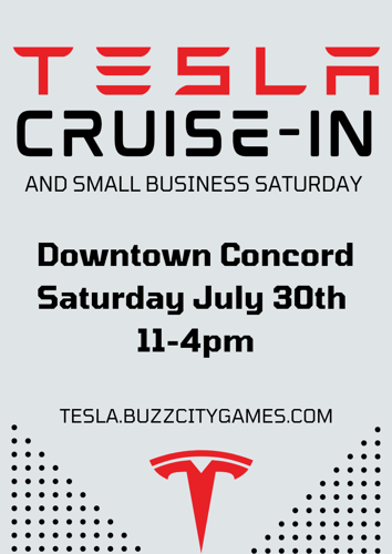 Tesla Cruise-In and Small Business Saturday