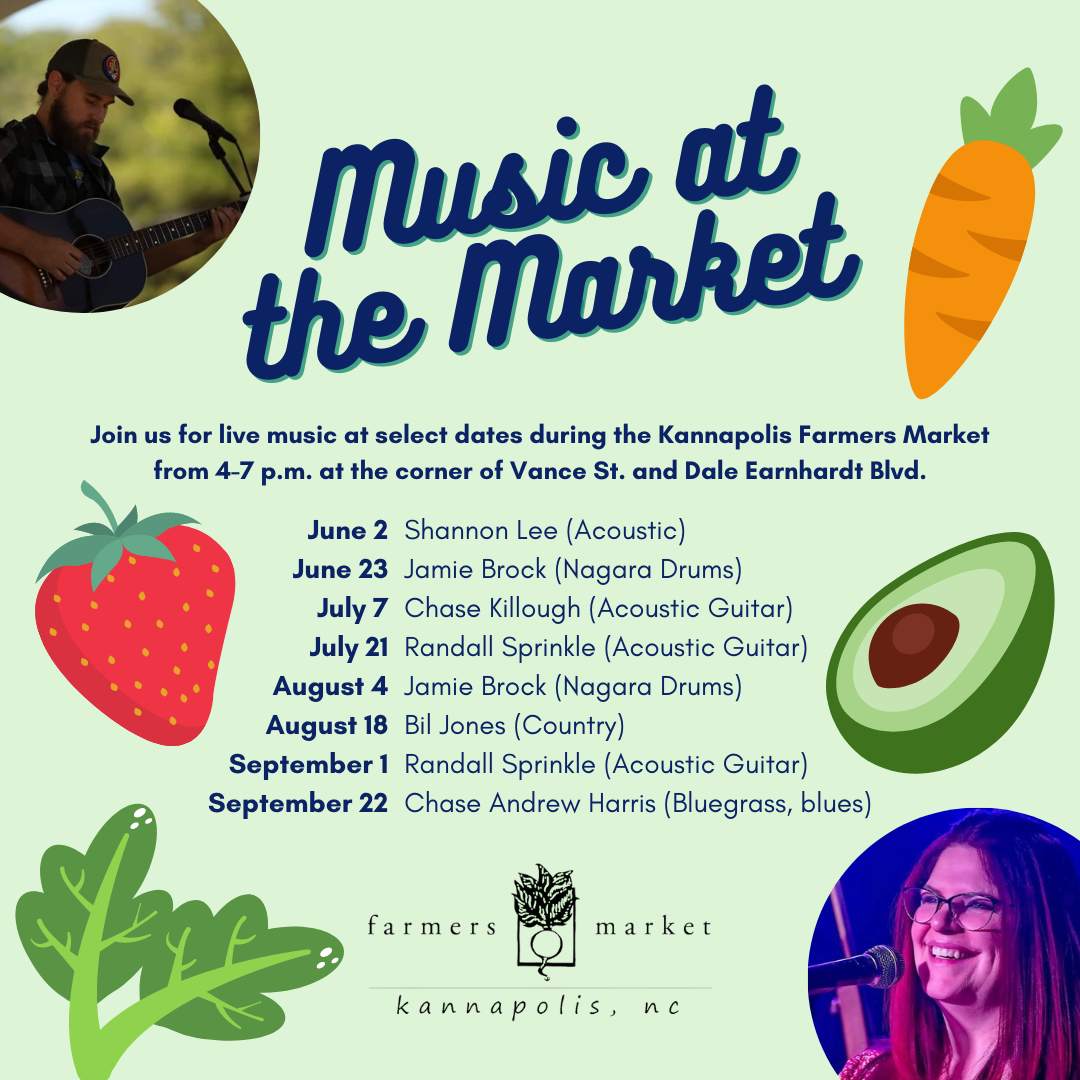 Kannapolis Farmers Market will now feature live music