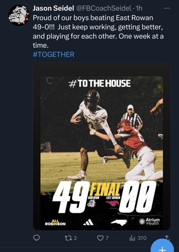 Cabarrus High School Football Scoreboard