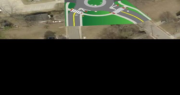 Concord to convert intersection to mini roundabout teardrop