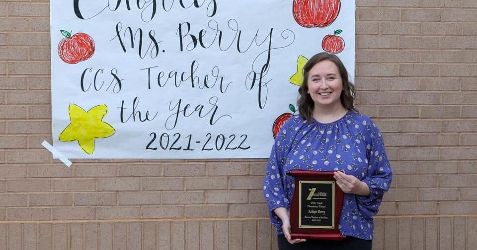 W.R. Odell Elementary's Ashtyn Berry named 2020-21 CCS Teacher of the Year