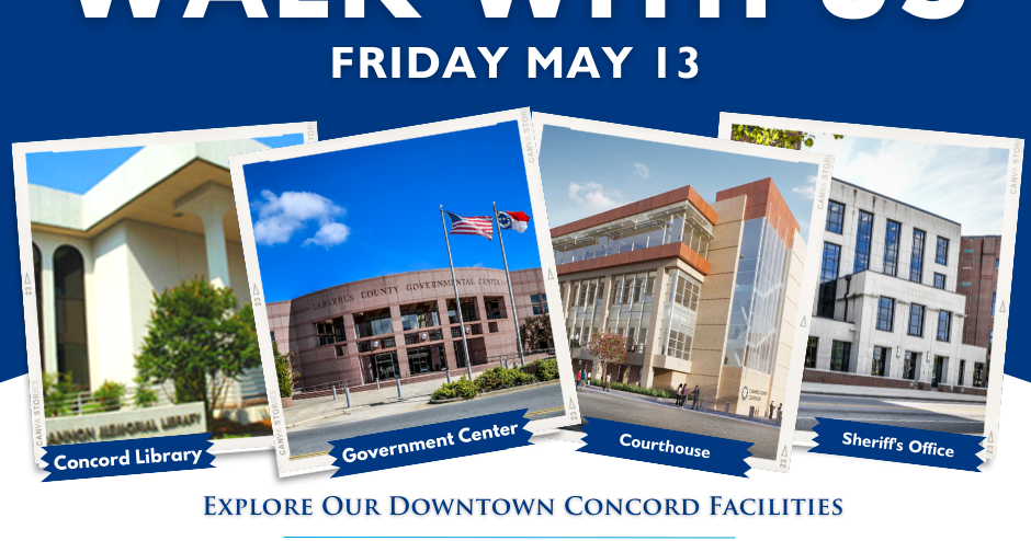 Cabarrus County government invites community: Walk with Us