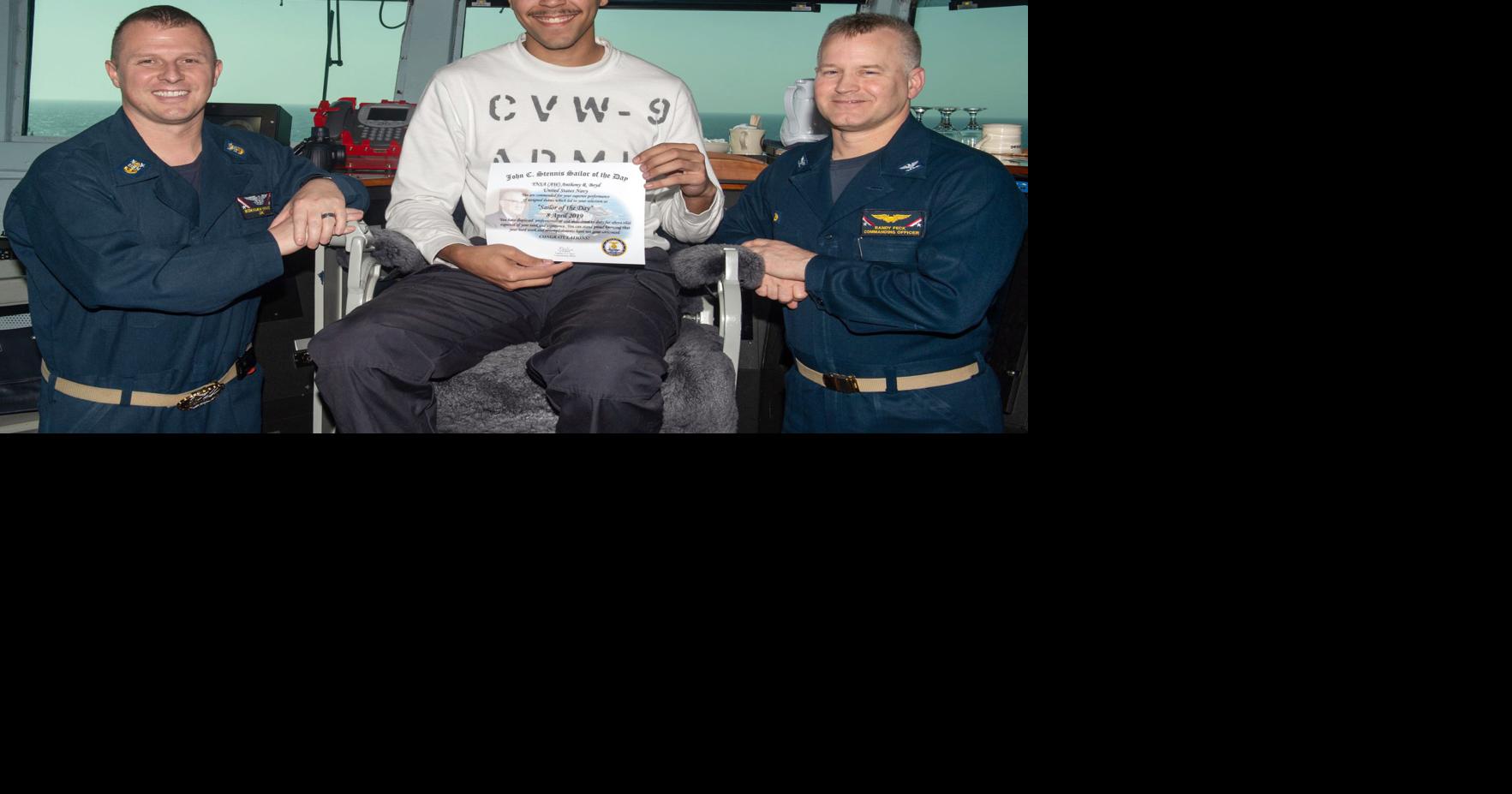 Boyd honored as Sailor of the Day