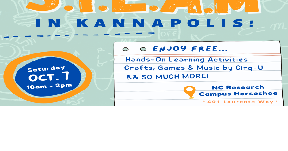 We’re Building STEAM In Kannapolis program set for Saturday