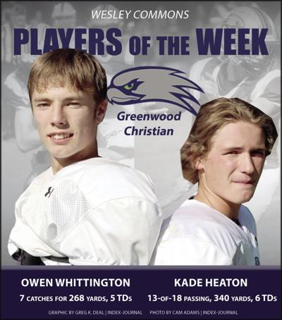 Dynamic duo: GCS' Heaton, Whittington named Players of the Week ...