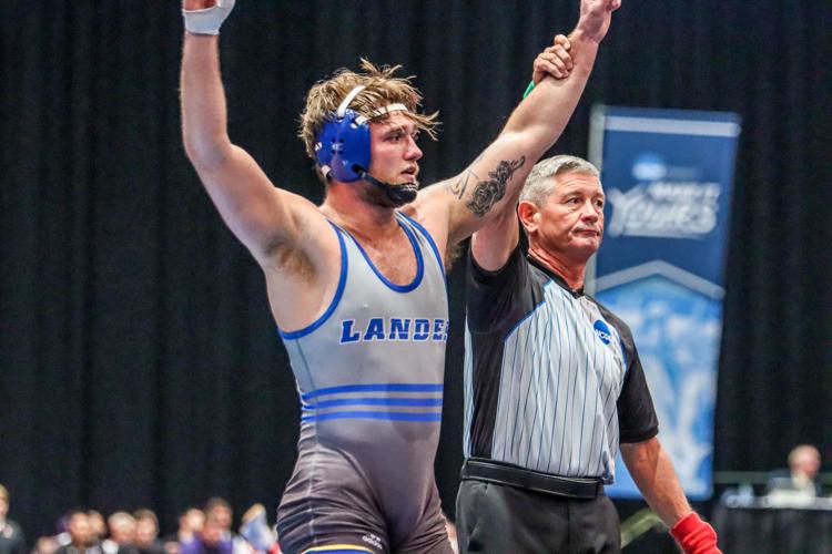 Lander wrestling finishes as national runner-up at NCAA championships ...