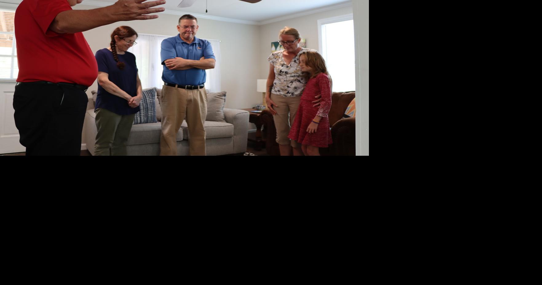 'Beautiful': Ward family moves into their rebuilt home 3 months after ...
