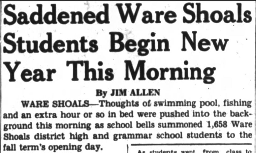 Story of Ware Shoals football tragedy lingers in small town | News ...