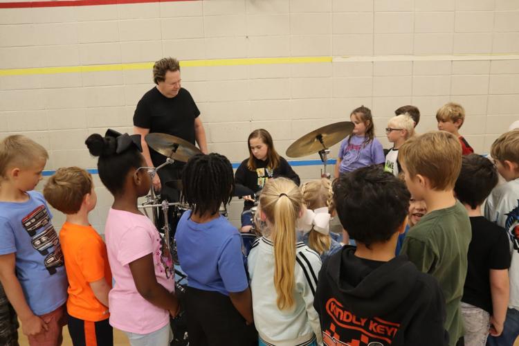 Mac Arnold and Plate Full O' Blues visit Mays Elementary for more master classes, drums donated ...
