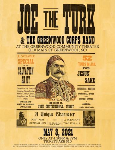 Joe the Turk, Greenwood Corps Salvation Army Band on tap | Unwind ...