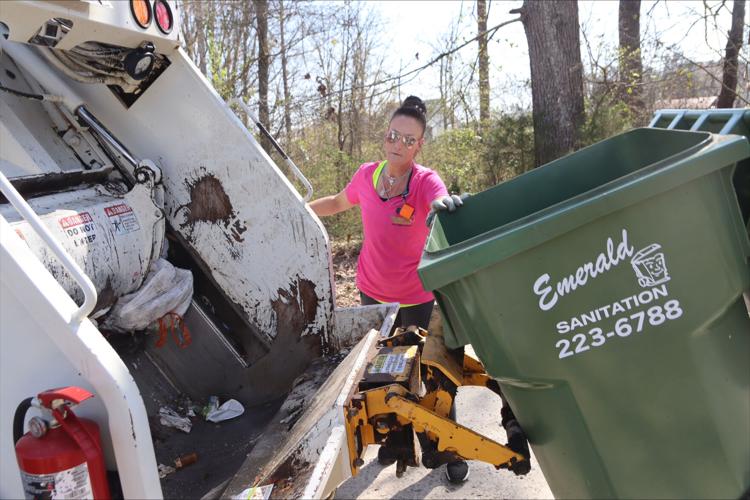 Working hard: Garbage collector considers herself a tough woman | News ...