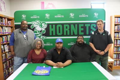 Dixie's James Jeter signs to play football, wrestle at Allen | Sports ...