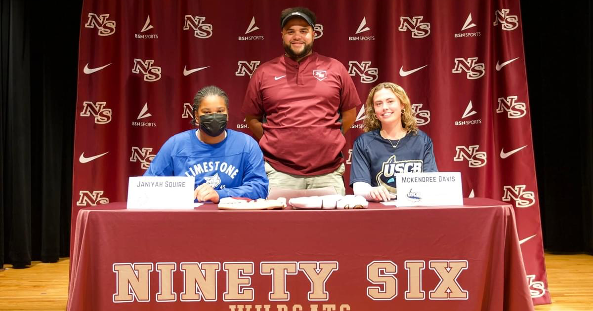 Pair of Ninety Six softball players sign letters of intent | Sports ...