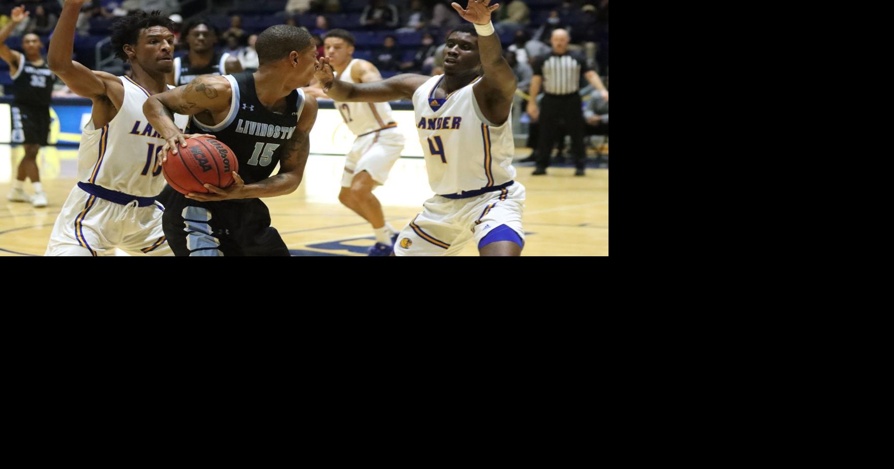 Lander men make key halftime adjustment, defeat Livingstone | Colleges ...
