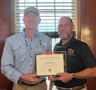 Chad Charles earns Certified Master Builder designation | Community ...