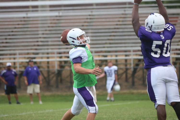 Saluda QB Noah Bell, receivers connect well in spring game | High ...