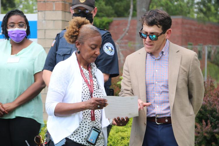 Greenwood officials honor Leath with corrections employee week | News ...