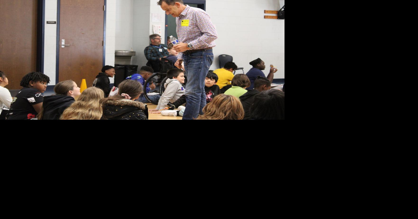 Guest speaker Simon Benn visits multiple schools to talk dreams ...