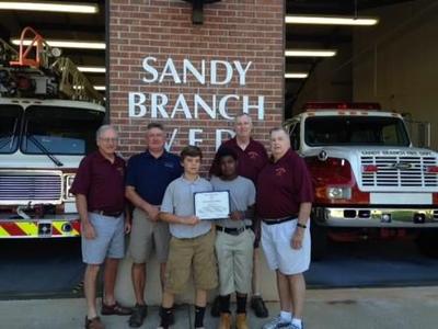 Sandy Branch VFD honored | Community | indexjournal.com