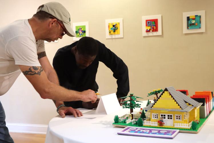 Brick by brick: People create art with Lego bricks at Brickmasters ...