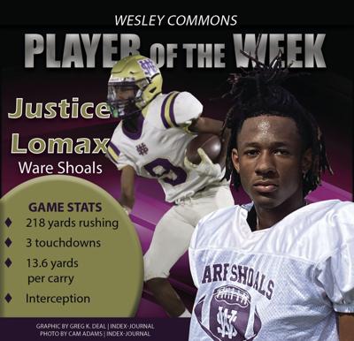 To the (Lo)max: Ware Shoals' Justice Lomax earns Player of the Week ...