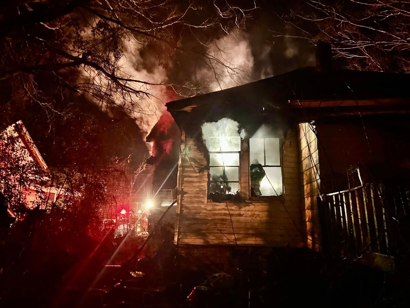 One person taken to hospital after Greenwood home fire | Breaking ...
