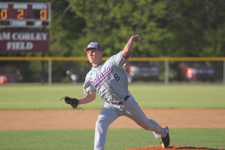 Saluda's Noah Bell brings his football intensity to the pitcher's mound ...