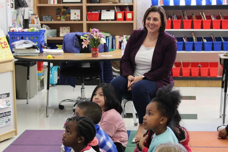 Weaver visits Mathews Elementary to see success firsthand | News ...
