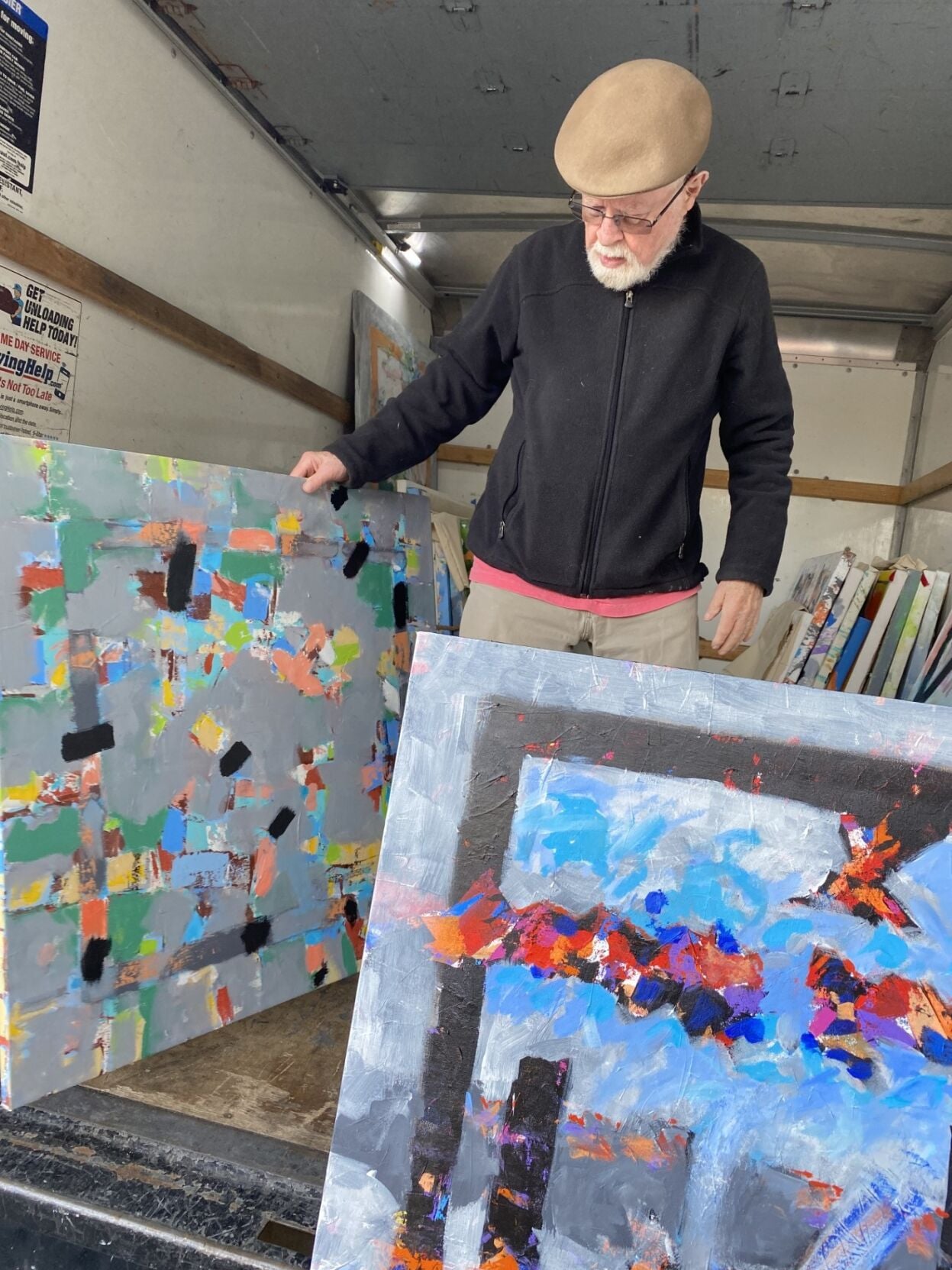 Paintings on view at Good Times, Mill House by retired professor ...